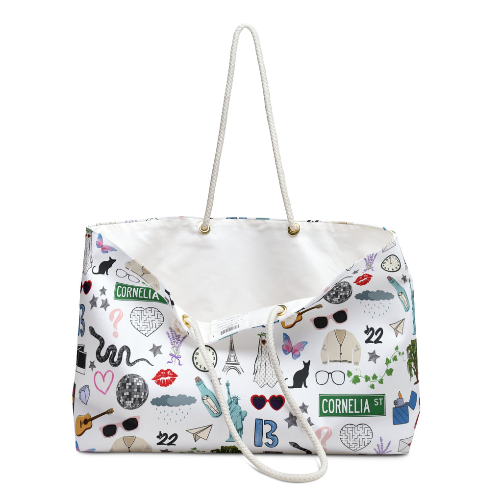 Taylor Swift Icons Patterned Weekender Bag – Buffalovely