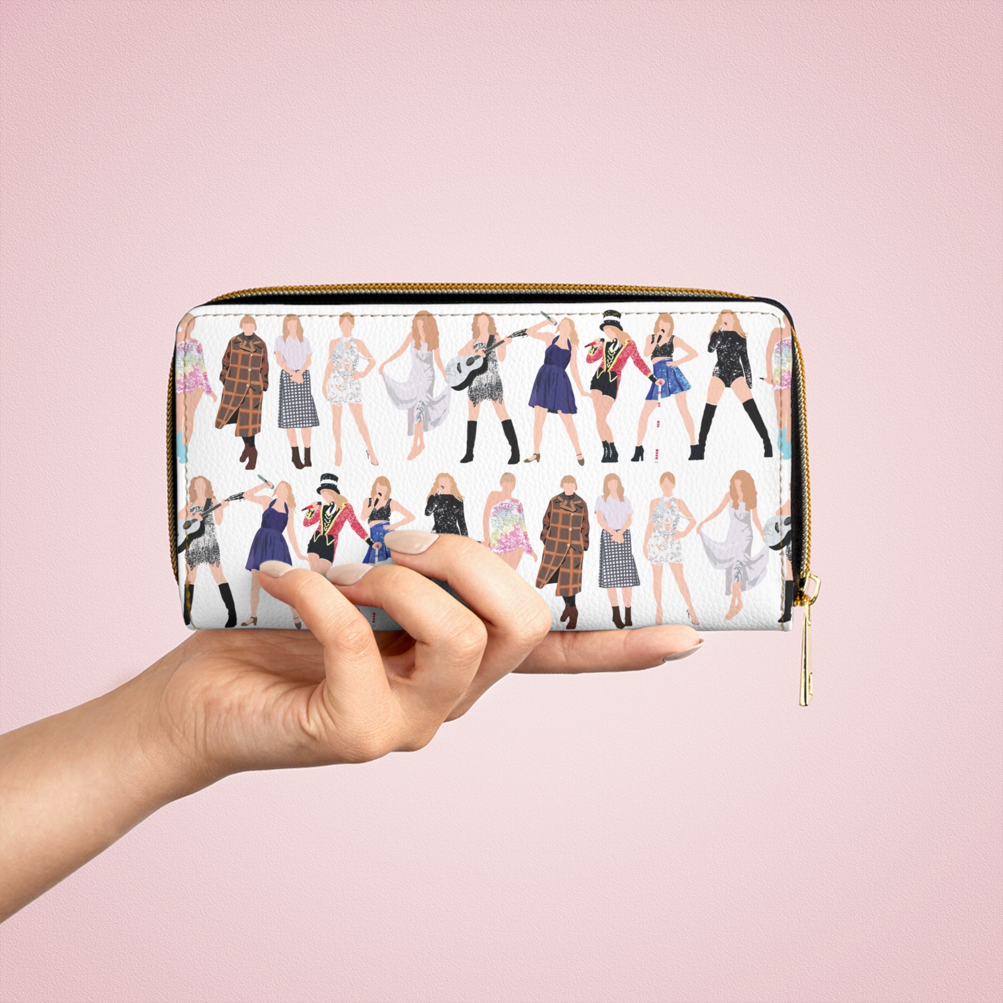 Taylor Swift Eras Full Zipper Faux Leather Wallet – Buffalovely