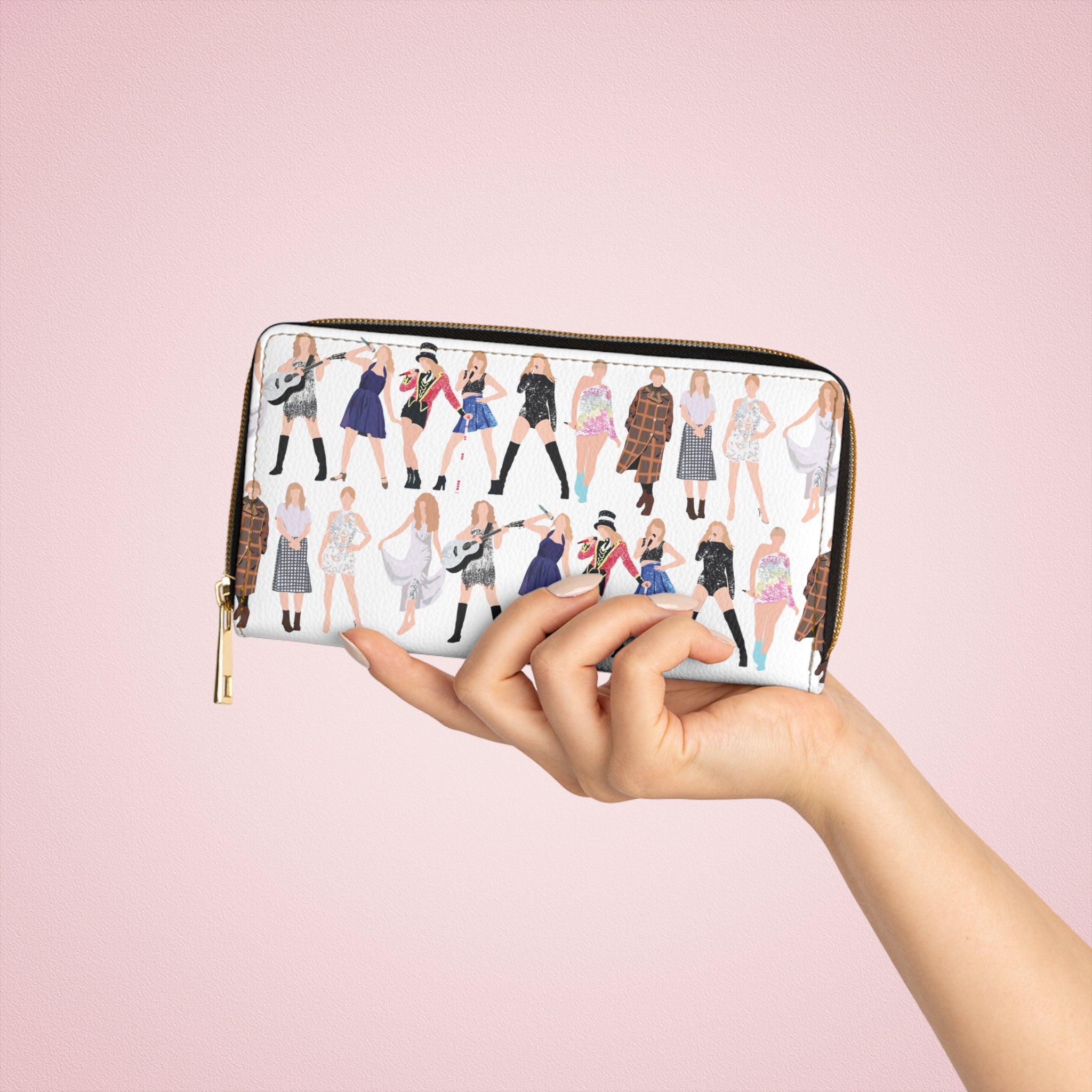 Taylor Swift Eras Full Zipper Faux Leather Wallet – Buffalovely