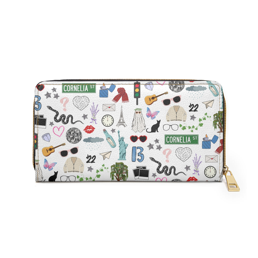 Taylor Swift Eras Pattern Zipper Wallet – Buffalovely
