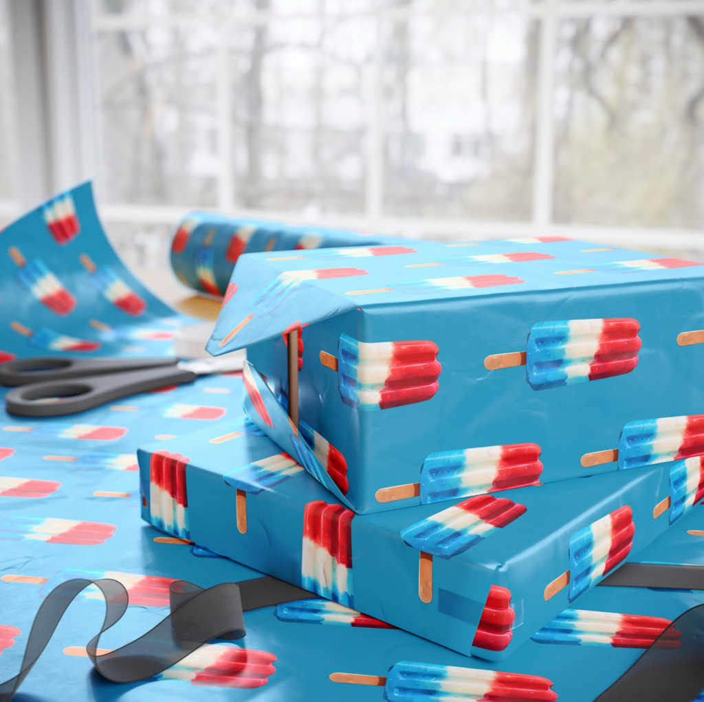 Wrapping Paper- Classic Bomb Pop – Buffalovely