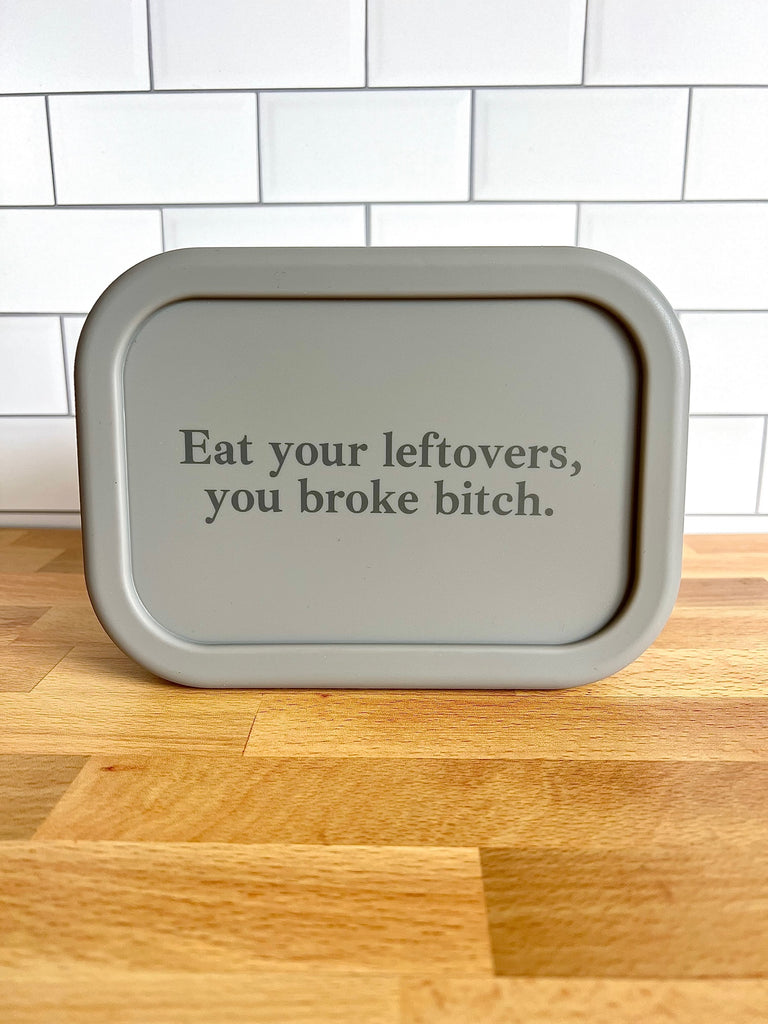 Eat Your Leftovers Silicone Bento Box- Choose from Four Colors ...