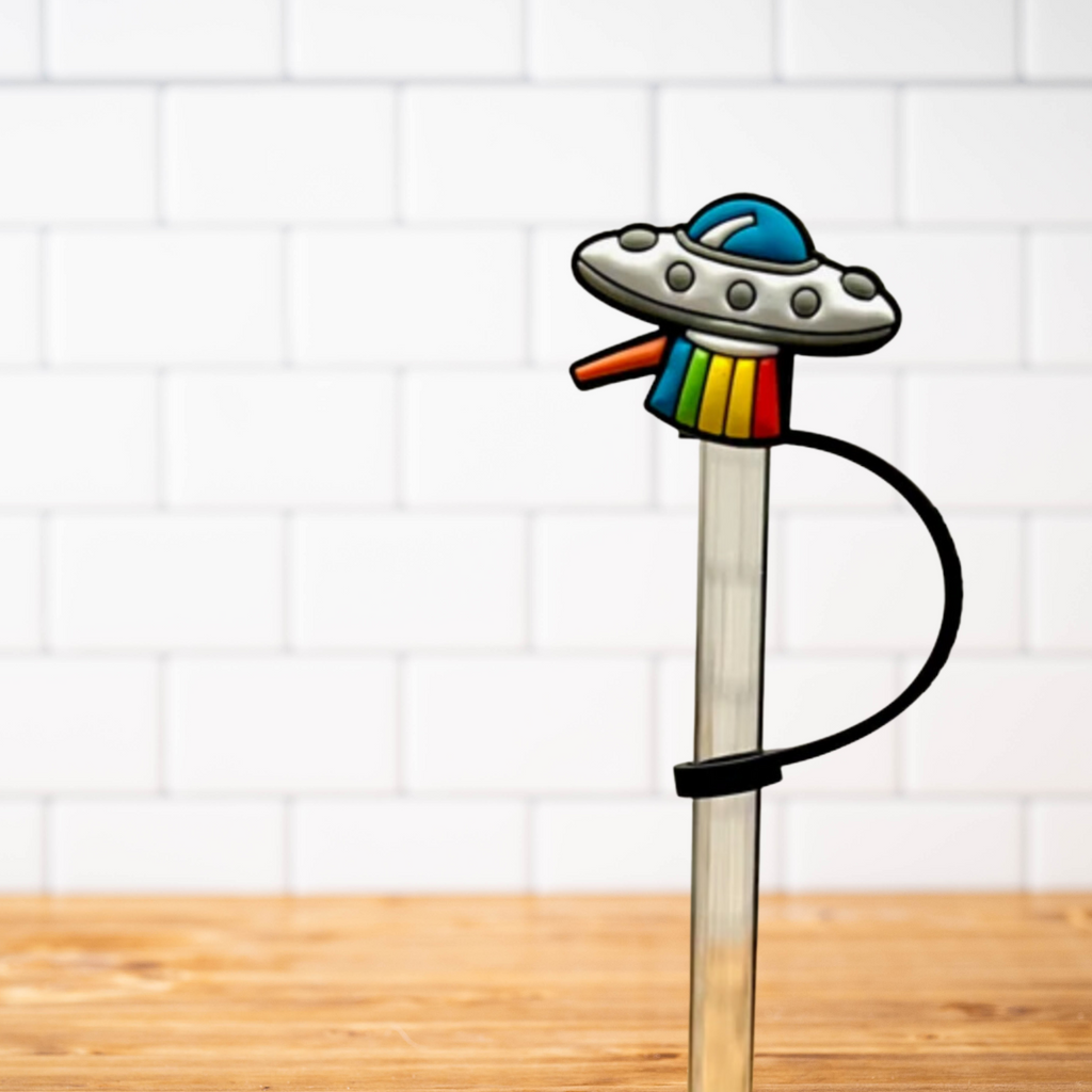 Silicone Straw Topper- UFO – Buffalovely