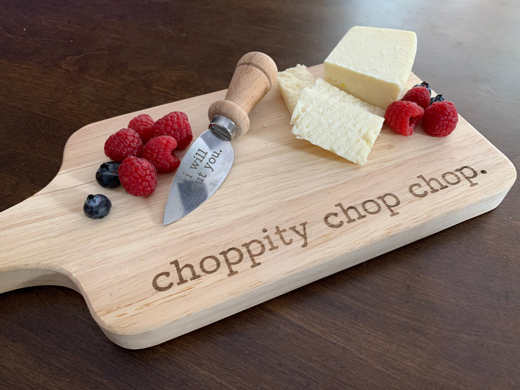 Choppity Chop Chop Laser Engraved Cutting Board – Buffalovely