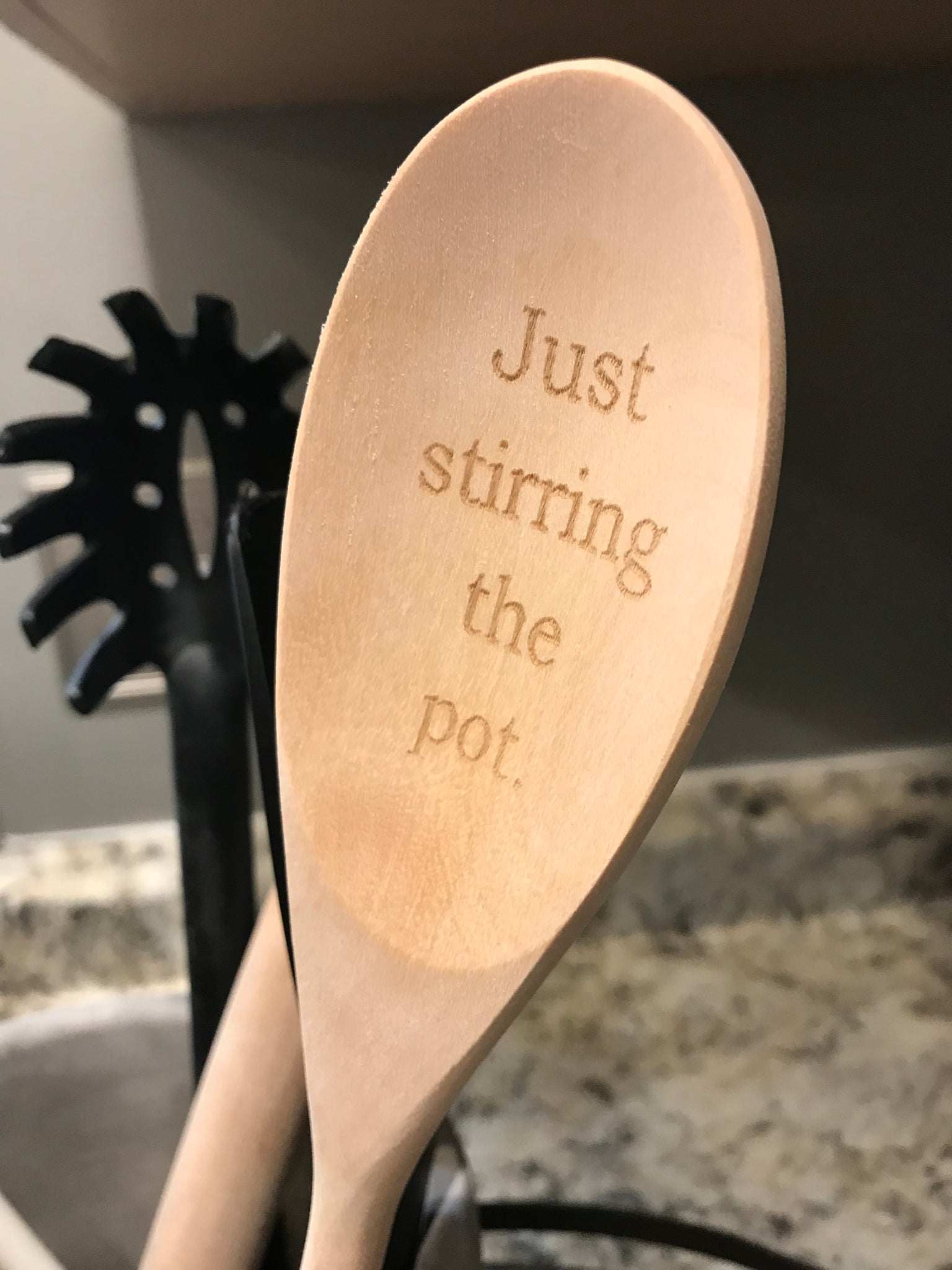 Stirring the Pot Wooden Spoon – Buffalovely